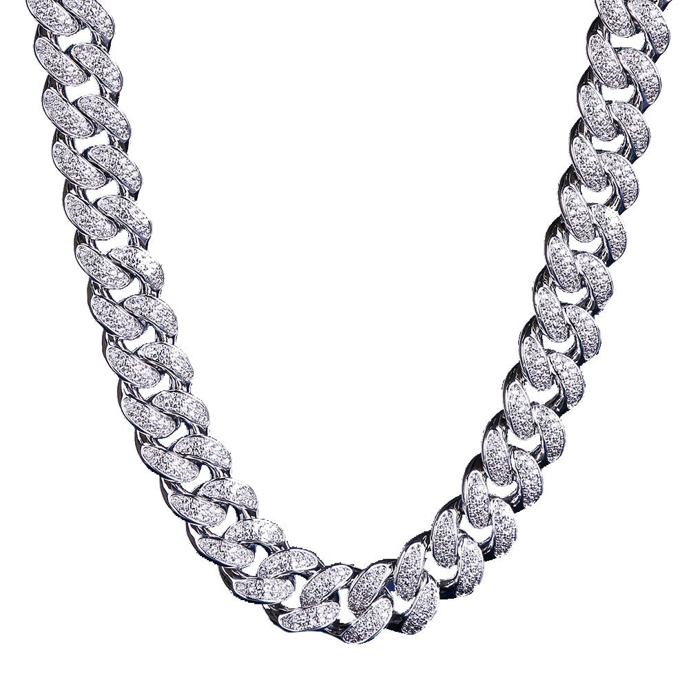 Iced Out Cuban Link Chain | Iced Up London