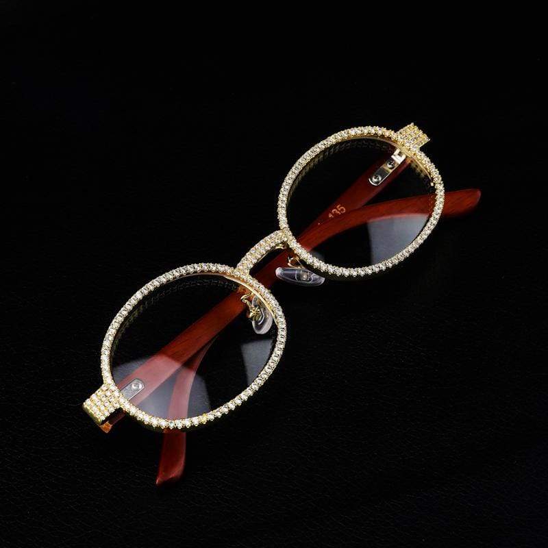 Iced Out Drip Glasses (14K Gold) | Iced Up London