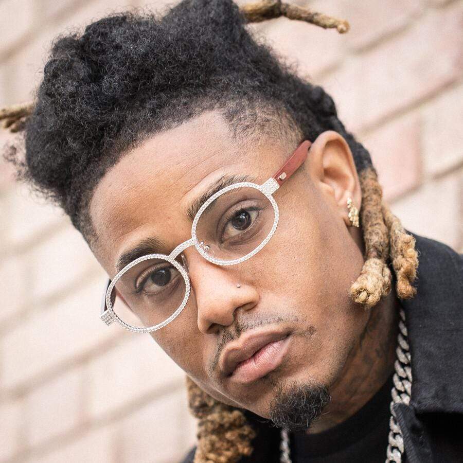 Iced Out Drip Glasses (White Gold) | Iced Up London