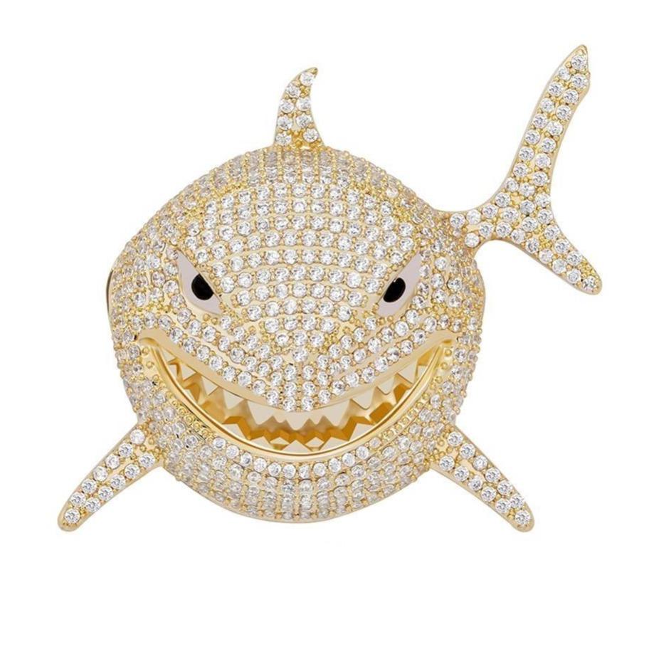 Gold 6ix9ine Shark Chain | Iced Up London