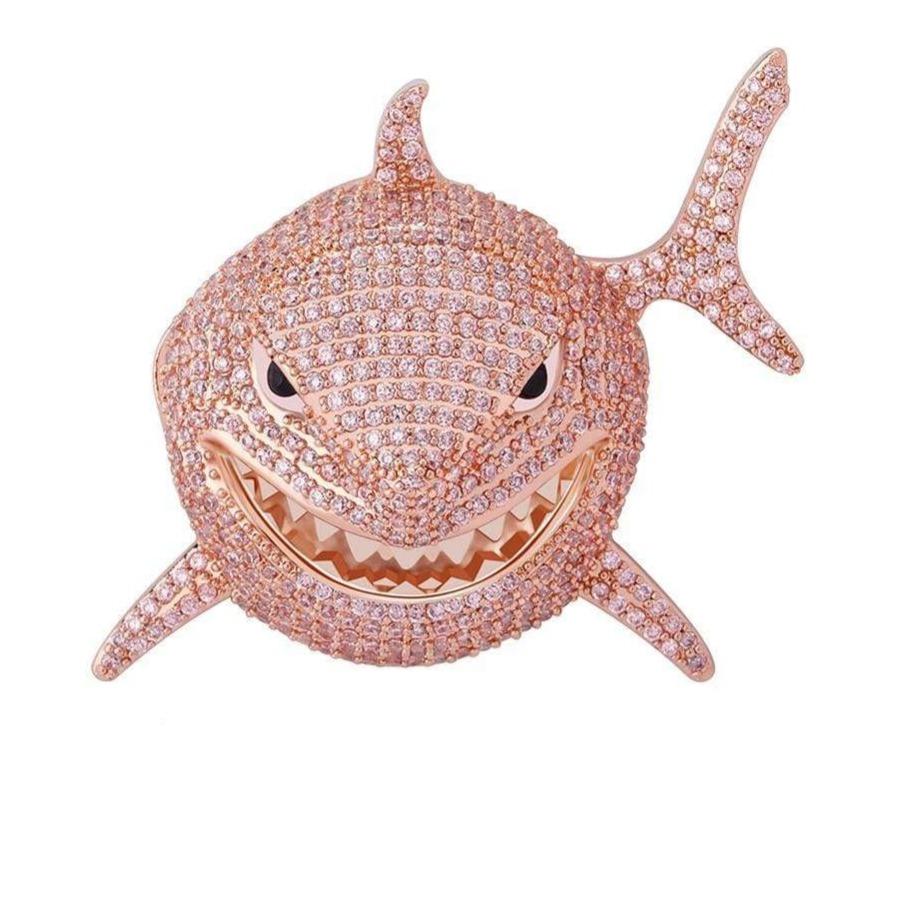 Rose Gold 6ix9ine Shark Chain | Iced Up London