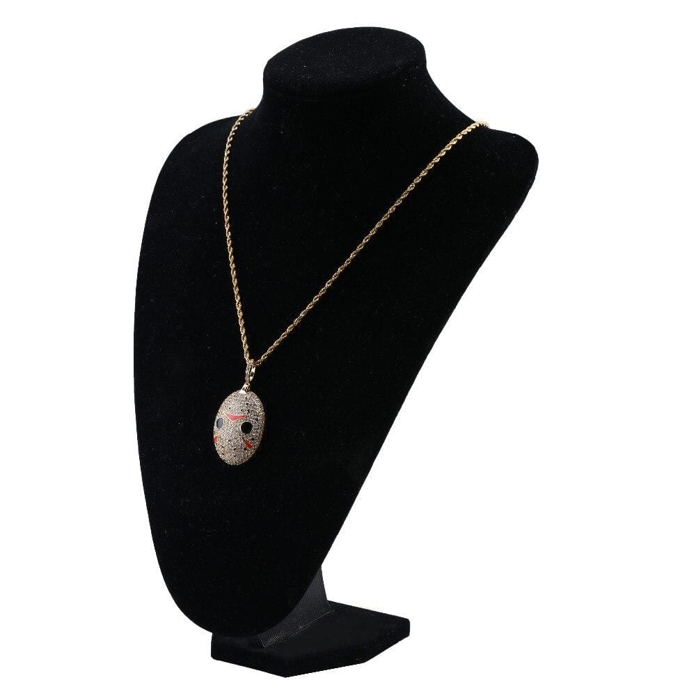 Iced Out Jason Mask Pendant | Iced Up London