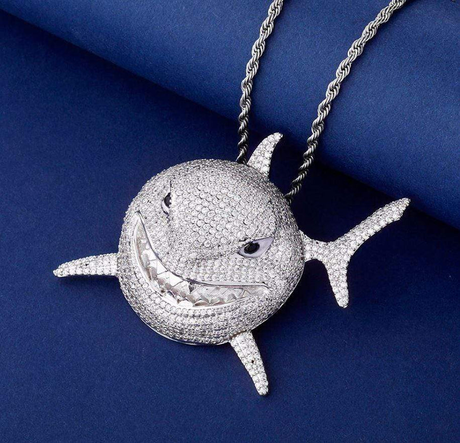 XXL 6ix9ine Shark Chain Iced Up London